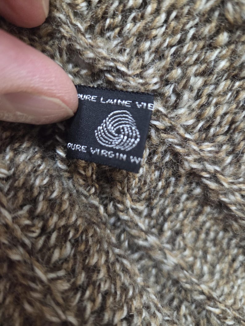 Vintage Handknit Wool Cardigan: Ingo, Inuit Eskimo Design, Canada M ...