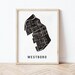 Westboro Map | Modern Neighbourhood Art Print | Ottawa Housewarming ...