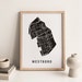 Westboro Map Modern Neighbourhood Art Print Ottawa Housewarming Gift ...