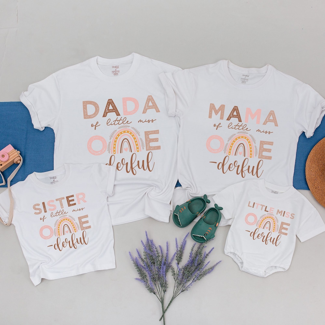 ONE Derful First Birthday Family Matching Shirt, Isn’t She One Derful ...