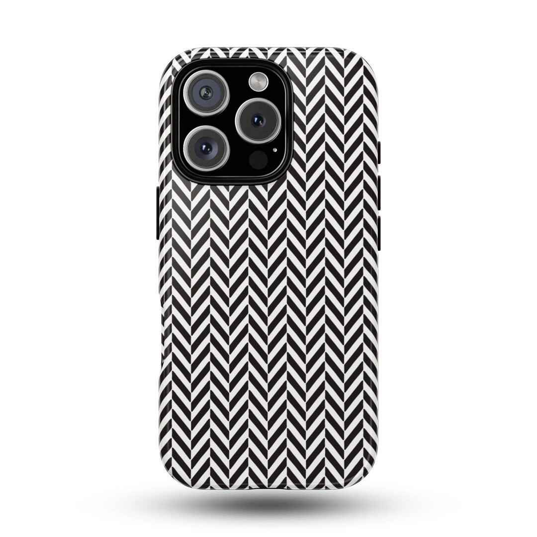 Chevron Herringbone Phone Case for iPhone 16 Case, iPhone 15 14 13 12 ...
