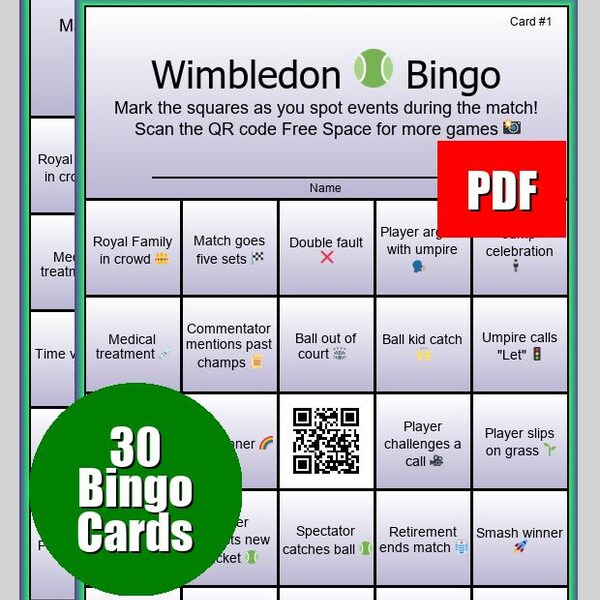 Wimbledon Tennis - Etsy