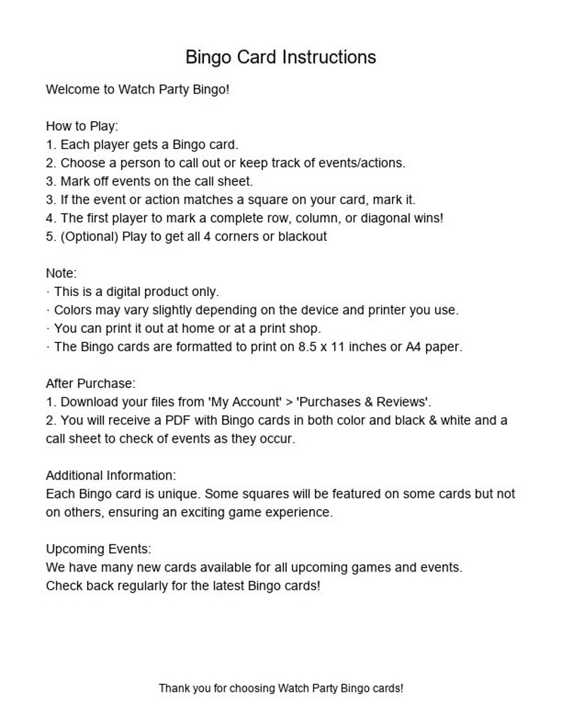 Euro 2024 Soccer Football Bingo Cards Bingo Watch Party More Fun ...