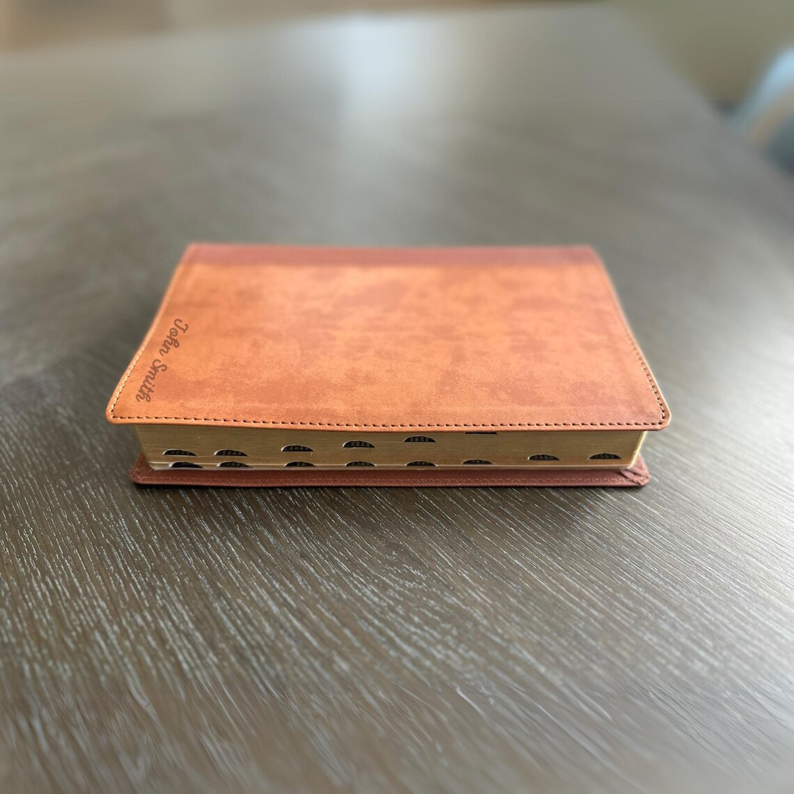 Personalized NIV Bible | Custom Engraved Name | Large Print | Brown or ...