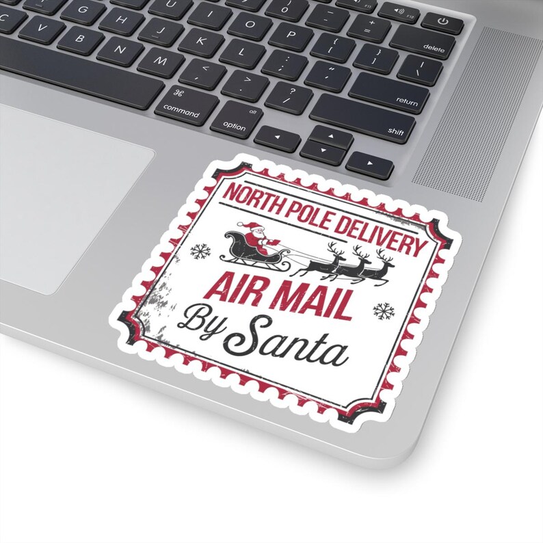 North Pole Delivery Kiss-cut Stickers, Holiday Decor, Christmas Gifts ...