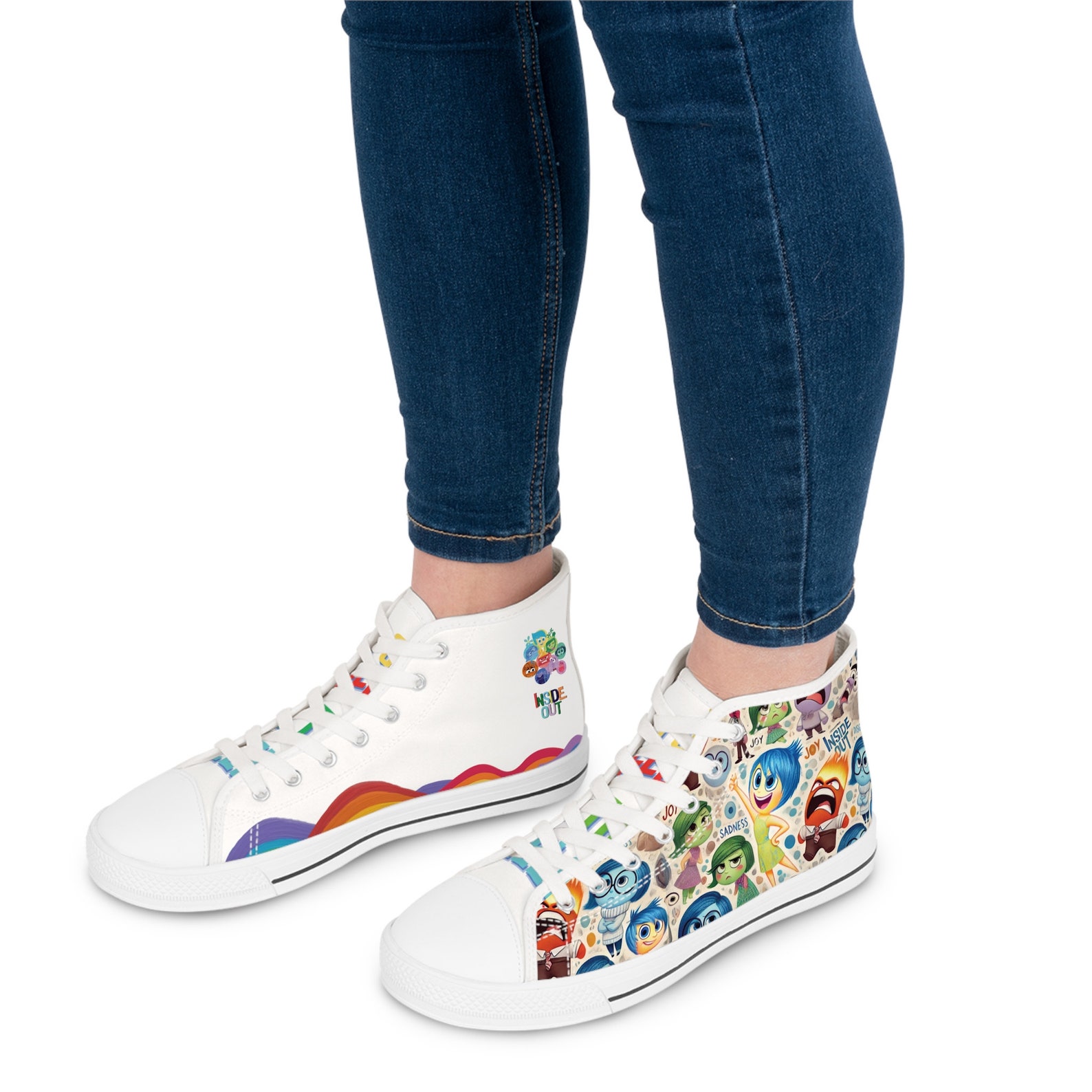 Inside Out Colorful2 High Top Sneakers, Kids - Etsy