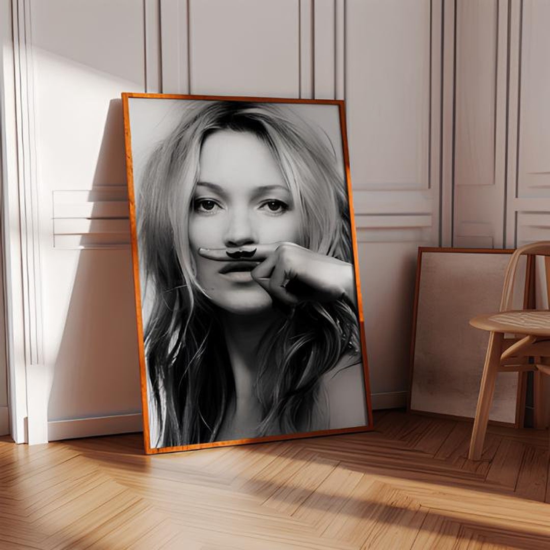 Kate Moss Prints, Kate Moss Poster, Fashion Print, Life is a Joke ...