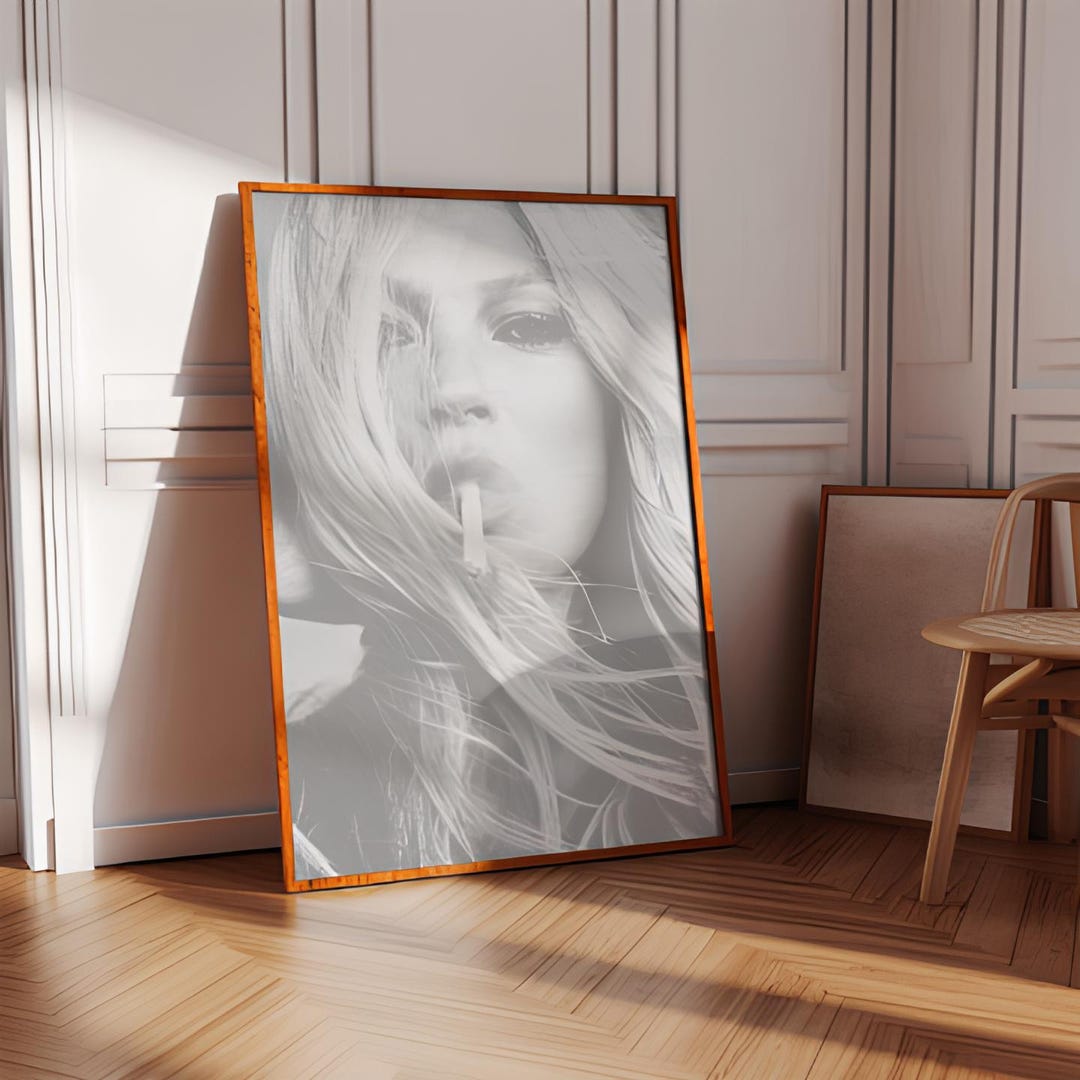 Kate Moss Prints, Kate Moss Poster, Fashion Print, Life is a Joke ...