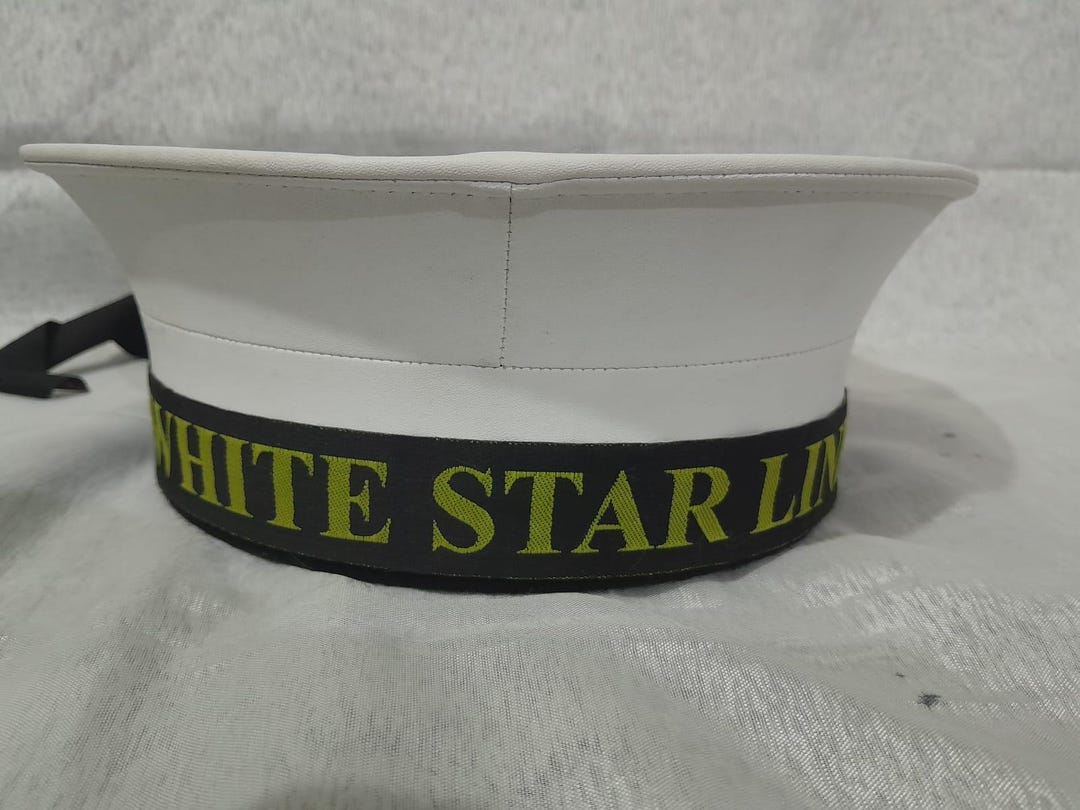 White Star Line White Tallies Cap Titanic Sailor - Etsy