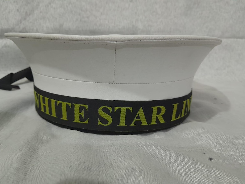 White Star Line White Tallies Cap Titanic Sailor - Etsy