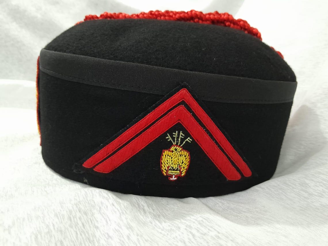 WW2 Italian Mussolini Fez Cap Re Productive - Etsy