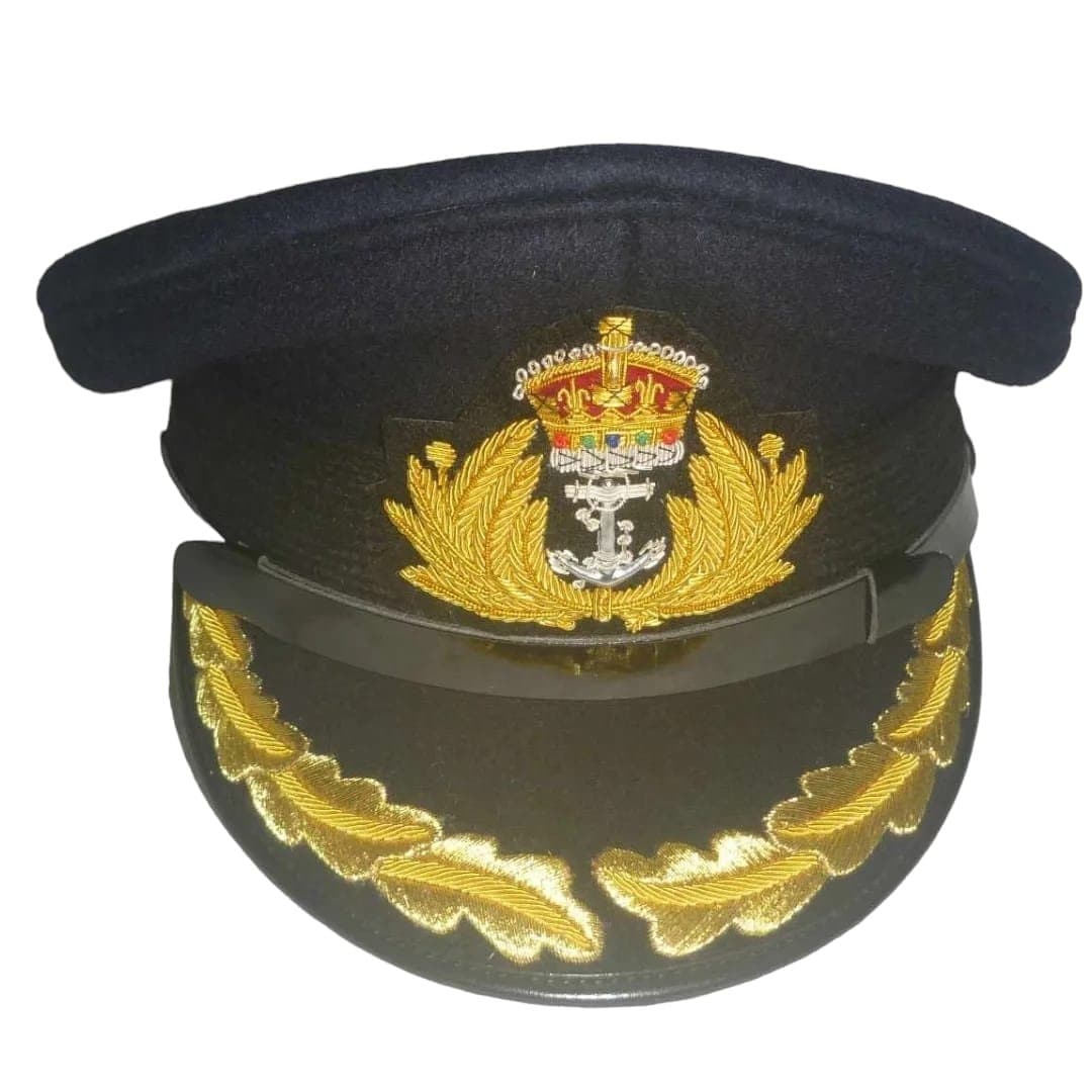 WW2 British Royal Navy Blue Cap - Etsy