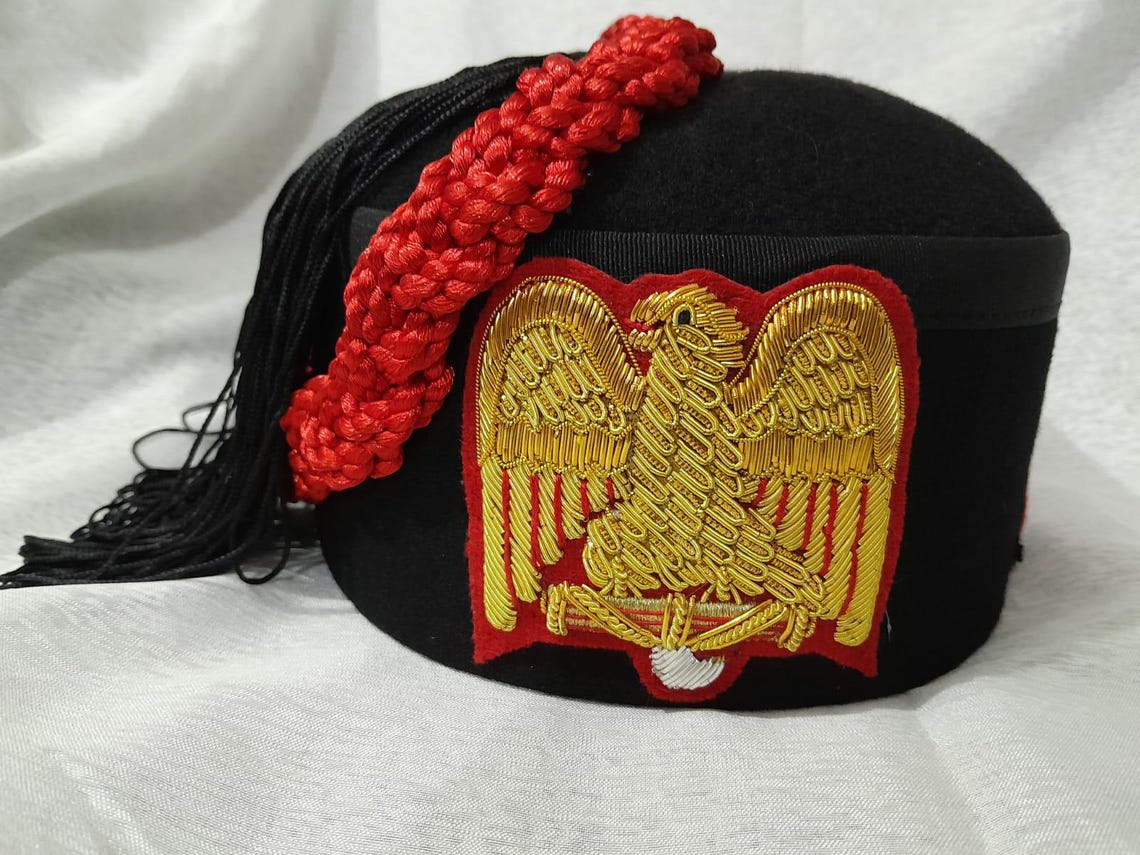 WW2 Italian Mussolini Fez Cap Re Productive - Etsy