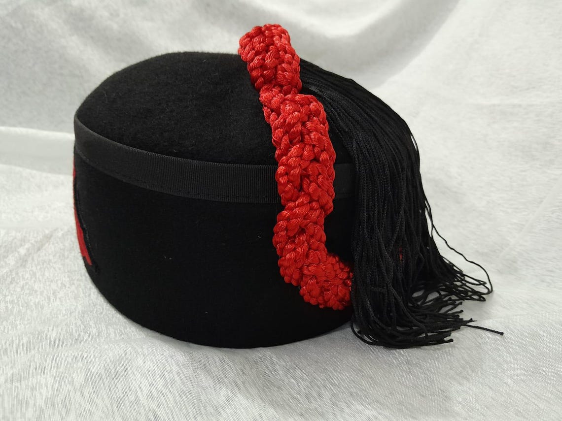 WW2 Italian Mussolini Fez Cap Re Productive - Etsy