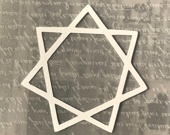 HEPTAGRAM Decal Sticker //red Metallic Vinyl // WATERPROOF - Etsy