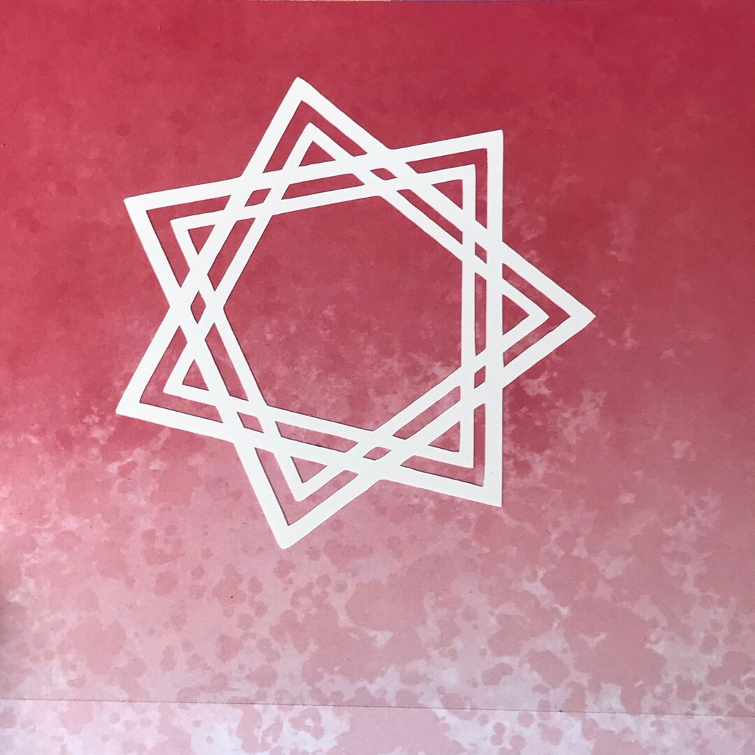 DOUBLE HEPTAGRAM Decal Sticker //white Vinyl // WATERPROOF - Etsy