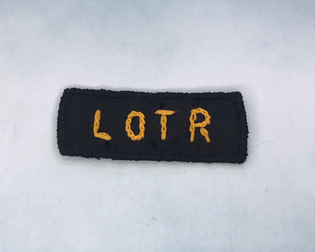 LOTR Patch Inspired by Lord of the Rings. Simple Custom Name - Etsy