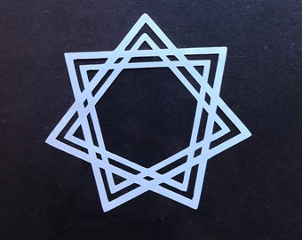 Tool Heptagram Car Sticker - Etsy