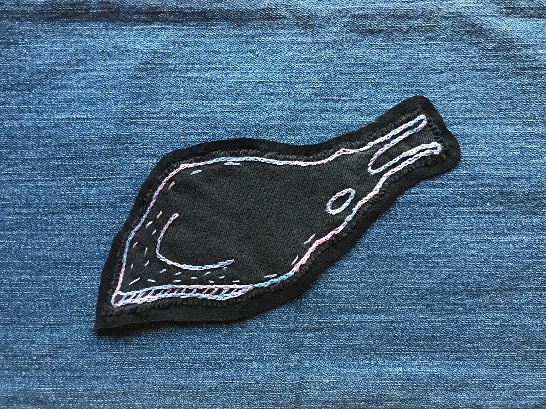 Slug Patch Handmade Embroidered Patch. One of a Kind. - Etsy