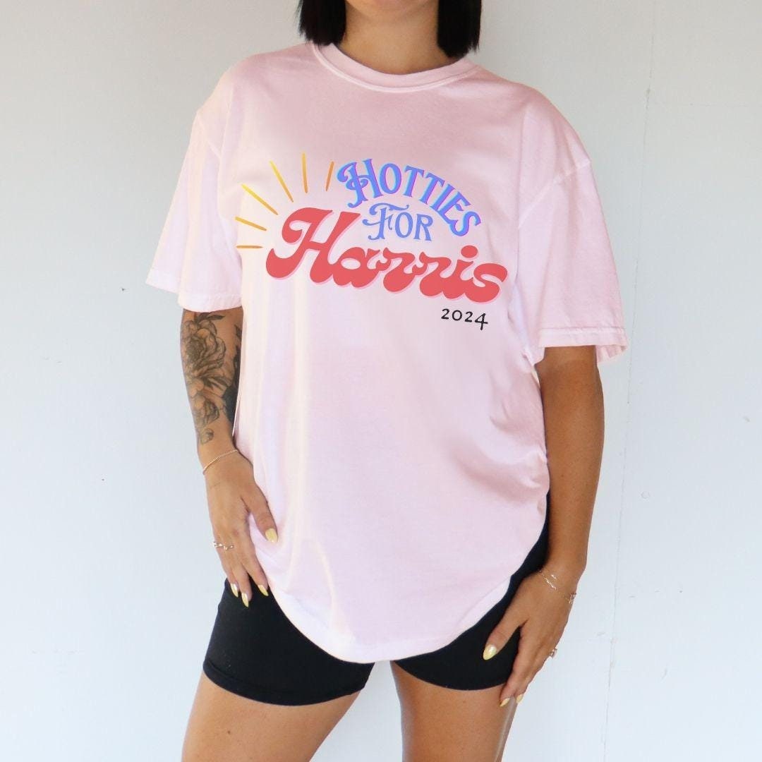 Hotties for Harris Shirt Kamala Harris Shirt, 2024 Election Shirt ...