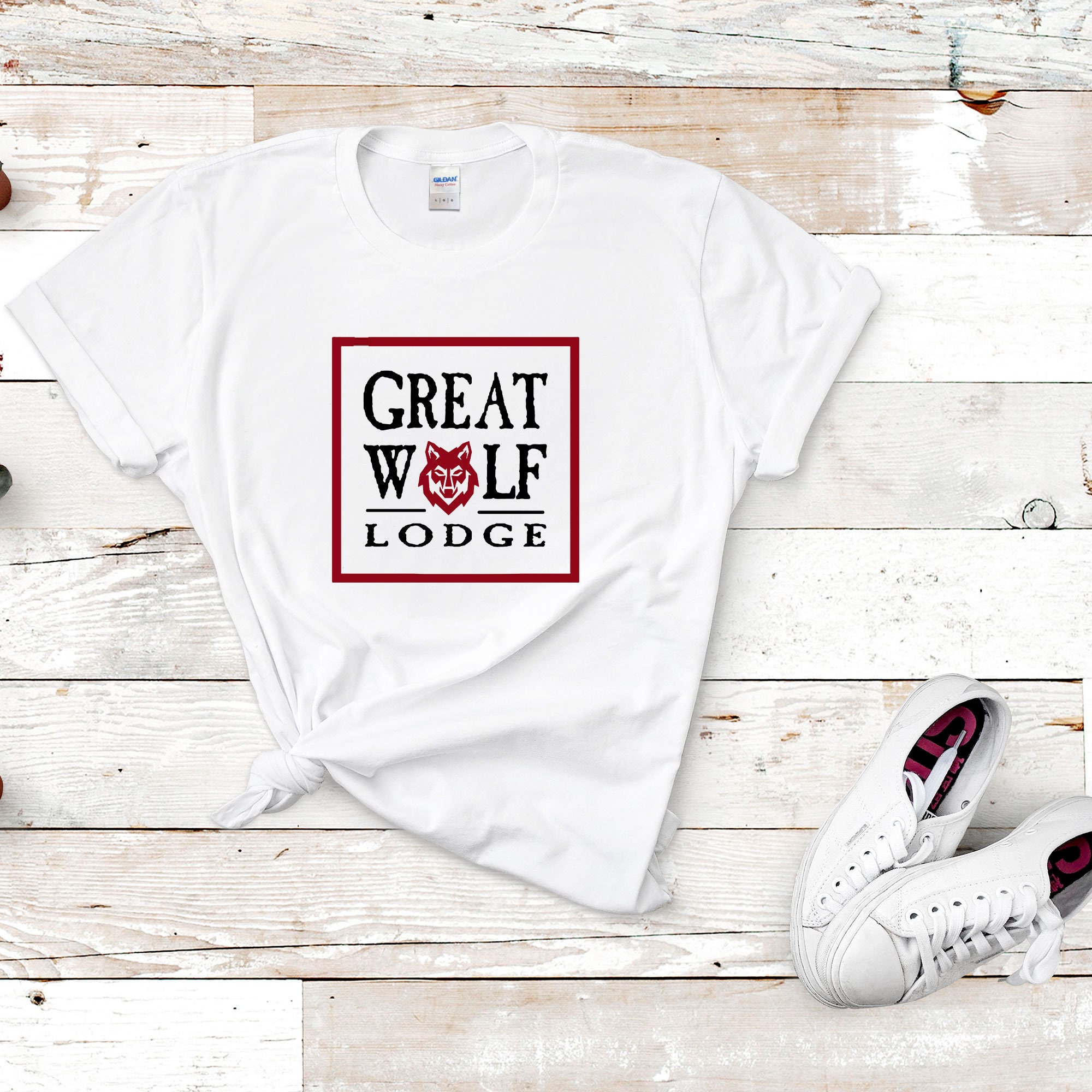 Great Wolf Lodge Shirt, Wolf T-shirt, Lone Wolf T-shirt, Wolf Spirit ...
