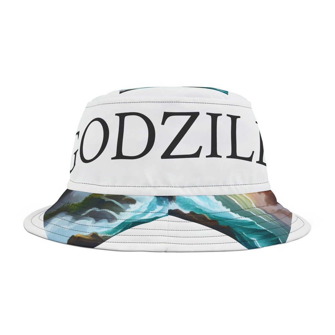 Godzilla Themed Bucket Hat Bucket Godzilla Image Hat Inspired Kid Gift ...