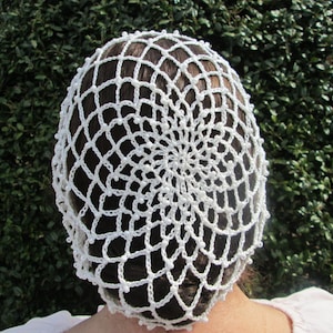 White Beaded Ladies Snood - Etsy