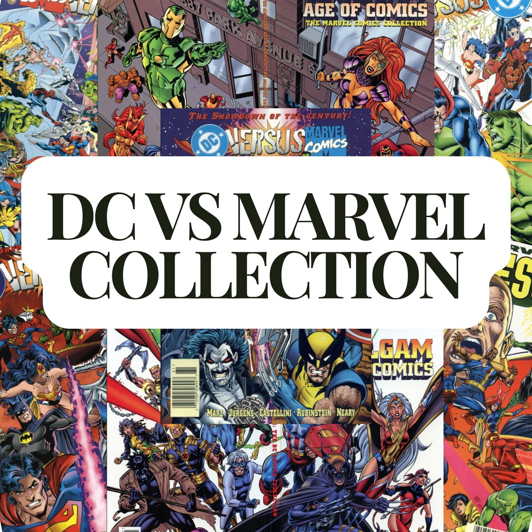 DC Vs Marvel Digital Comic Book Collection - Etsy