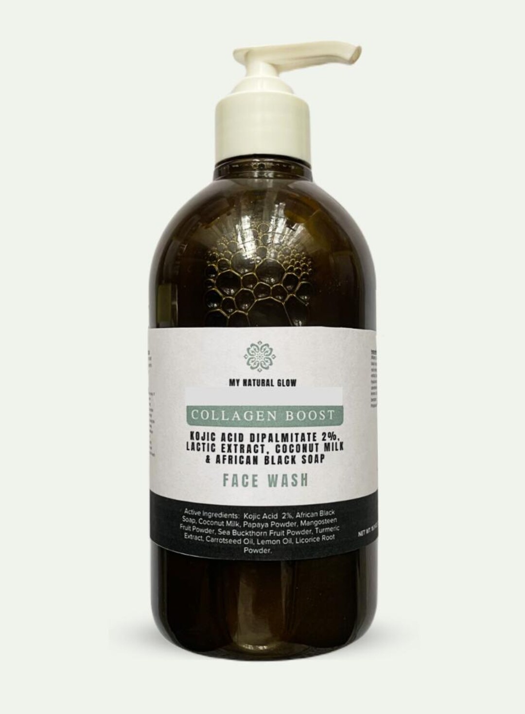 Lactic Acid, Kojic & African Black Soap Face Wash, With Mangosteen ...