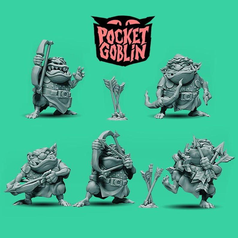 The Whole Gang Pocketgoblin.minis Goblin Gangs - Etsy