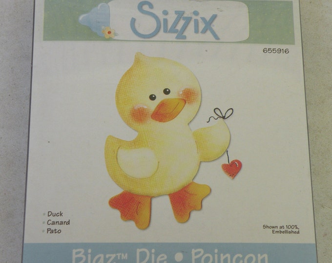 Sizzix Die Cut Template, Duck, 655916 - Etsy