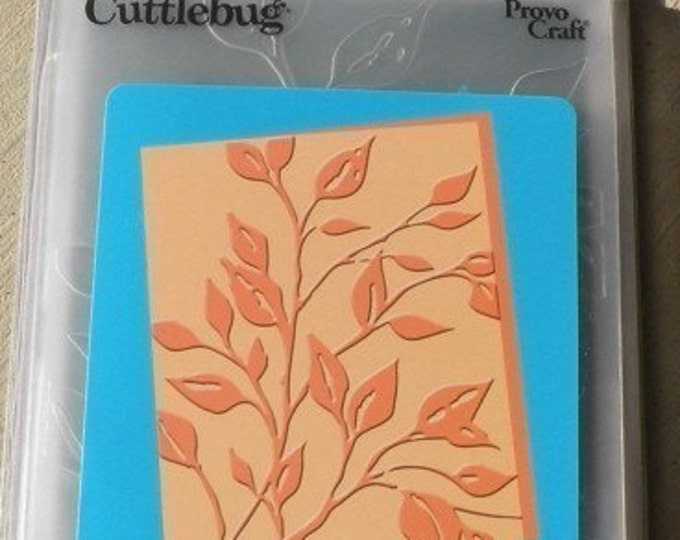 Provo Craft Cuttlebug Embossing Folders Leafy Branch - Etsy
