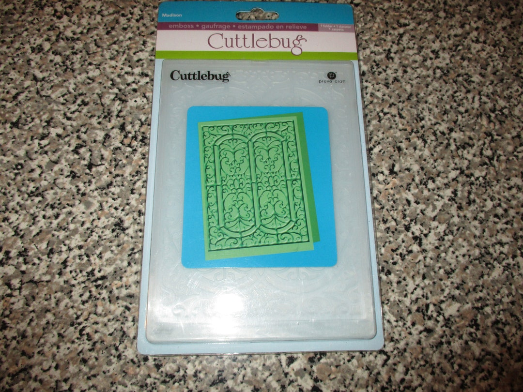 Provo Craft Cuttlebug 5x7 Inch Embossing Folder Madison Etsy