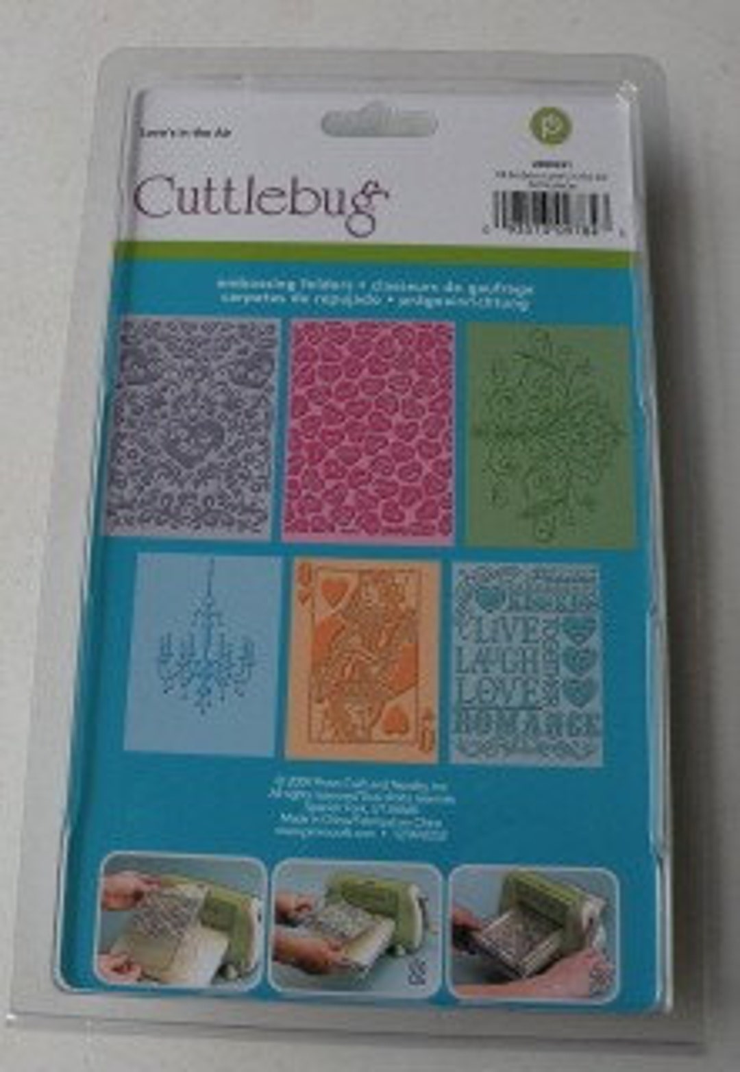 Provo Craft Cuttlebug Embossing Folder Set of 6, Loves in the Air - Etsy