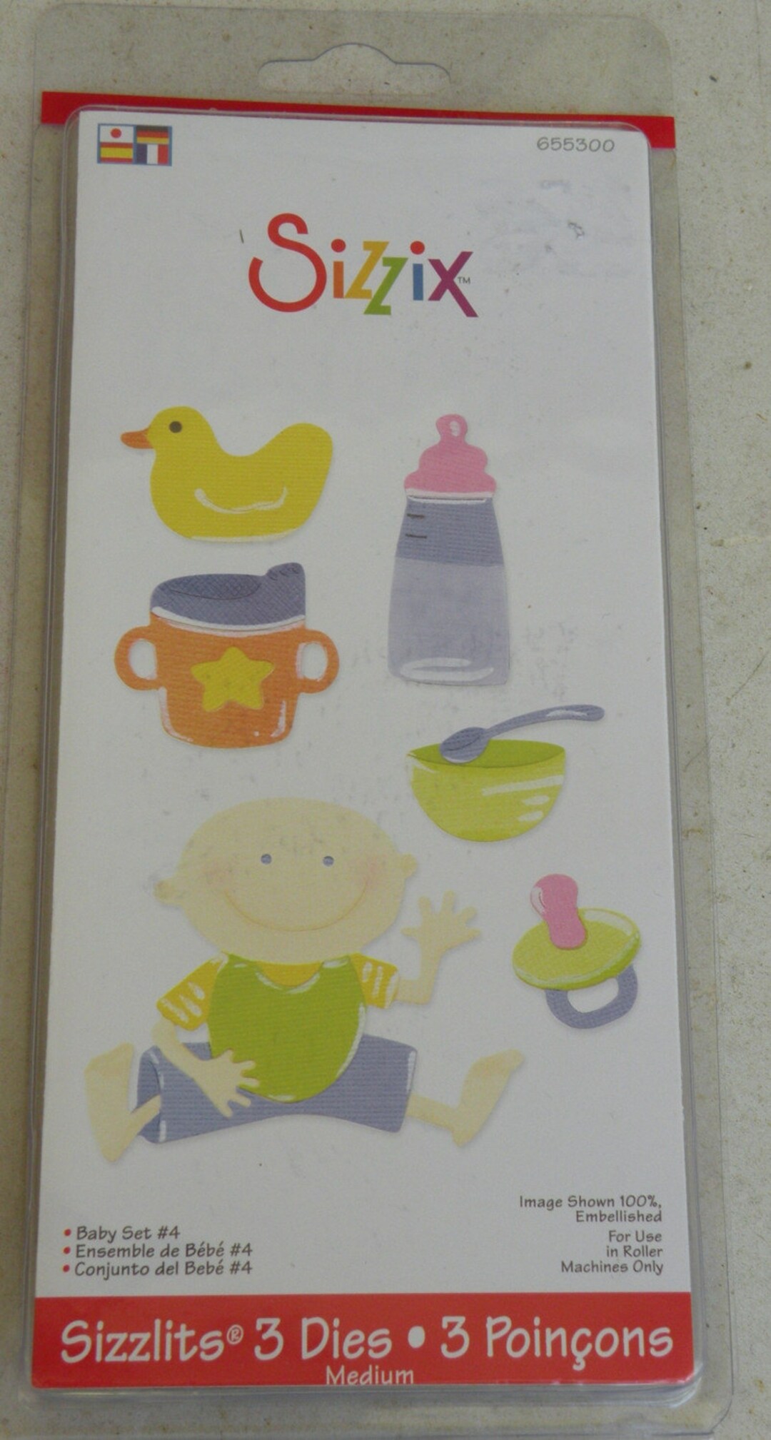 Sizzix Die Cut Template, Baby Set 4, 655300. - Etsy