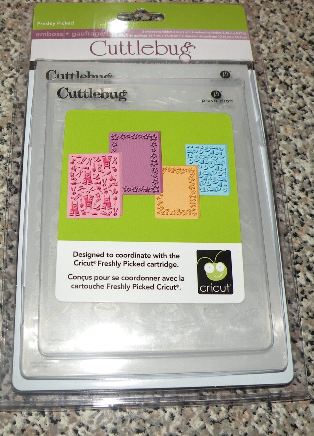 Provo Craft Cuttlebug Embossing Folder Set of 4 Freshly - Etsy