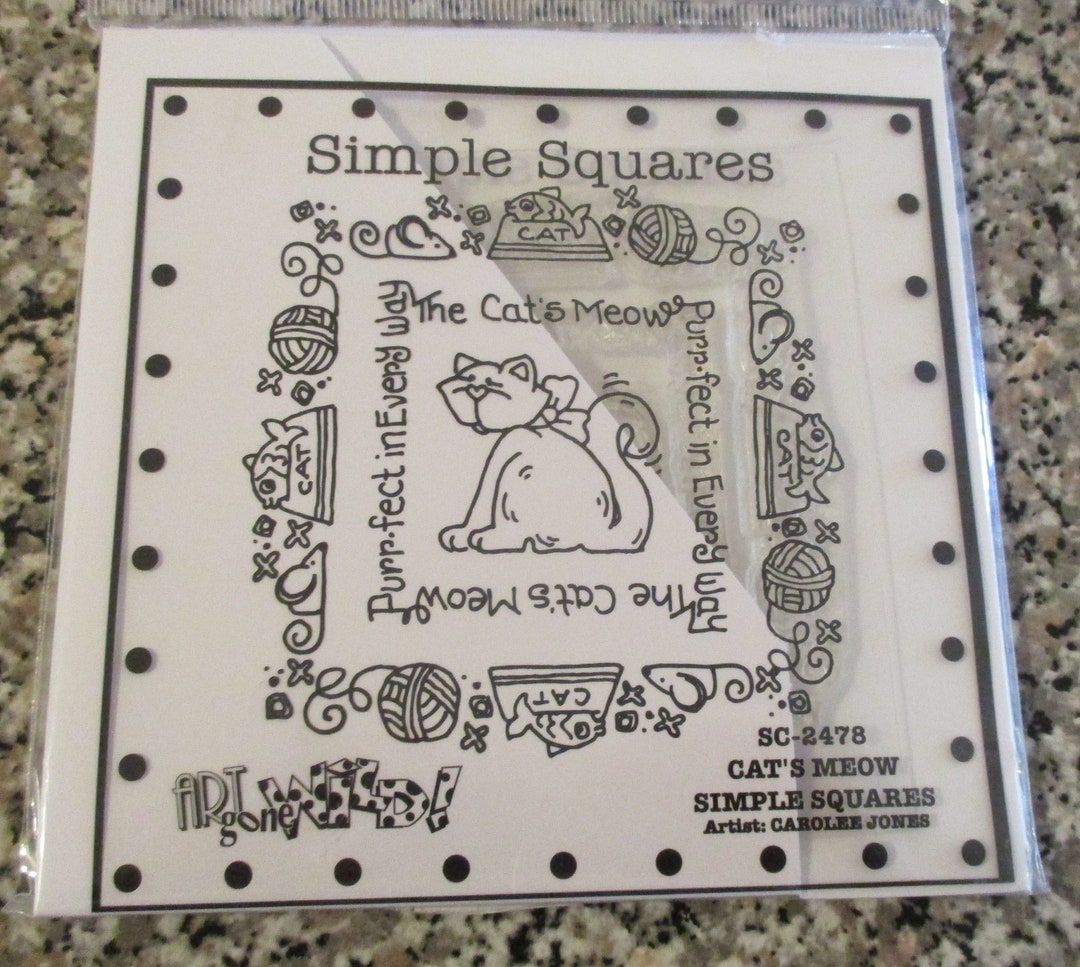 Simple Squares Stamps Cat's Meow - Etsy