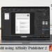 Affinity Publisher Resume Template Bundle: Editable Professional CV ...