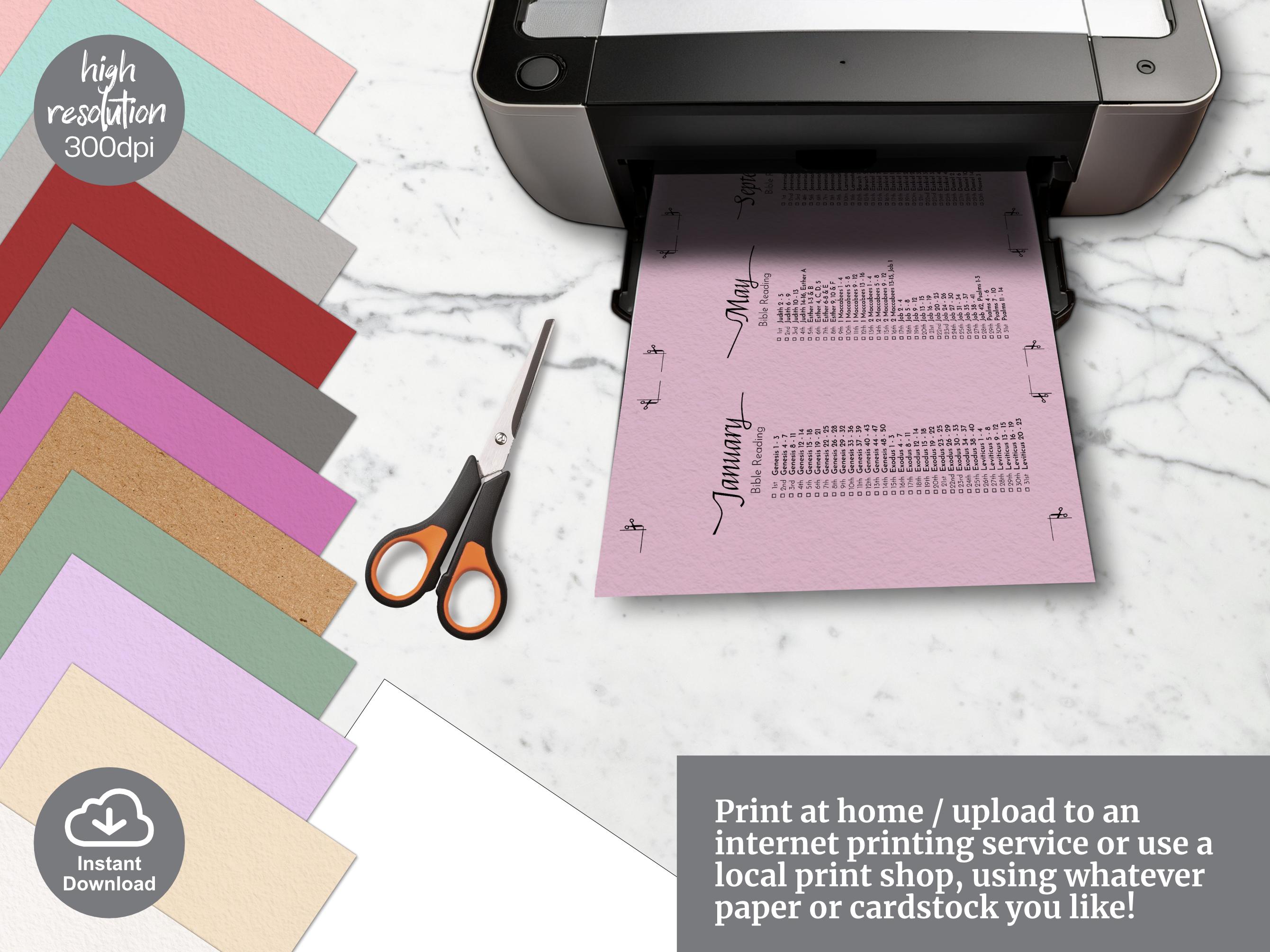 Printable Catholic Bible Tracker Bookmarks With a Year of NABRE Bible ...