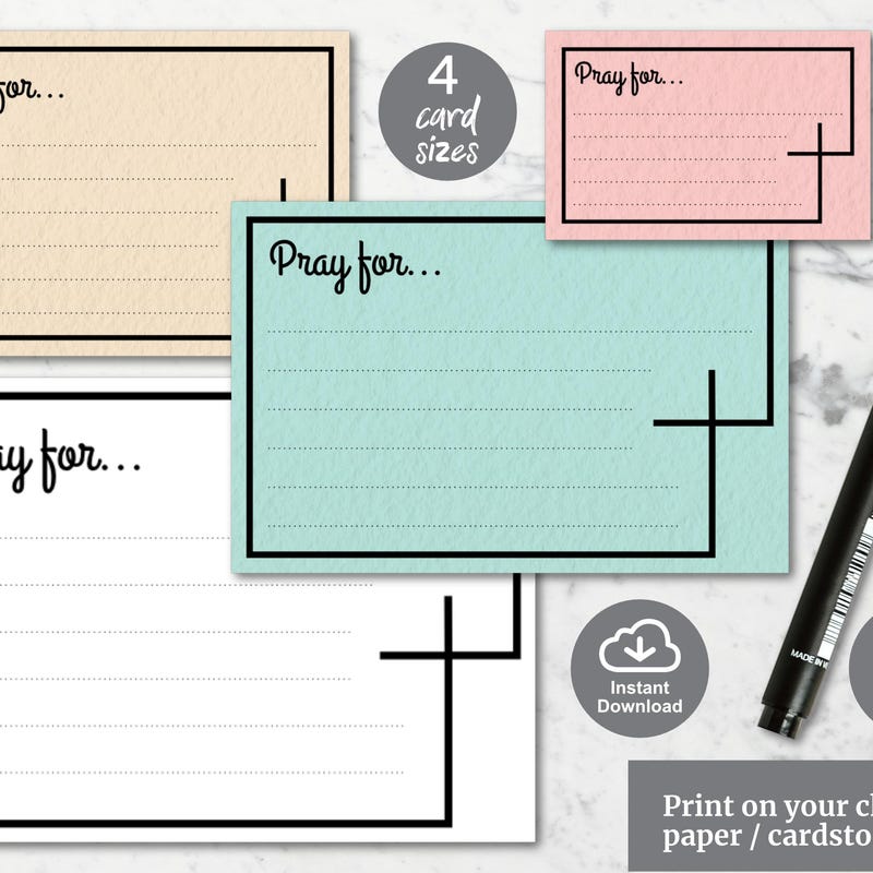 Prayer Request Cards - Etsy