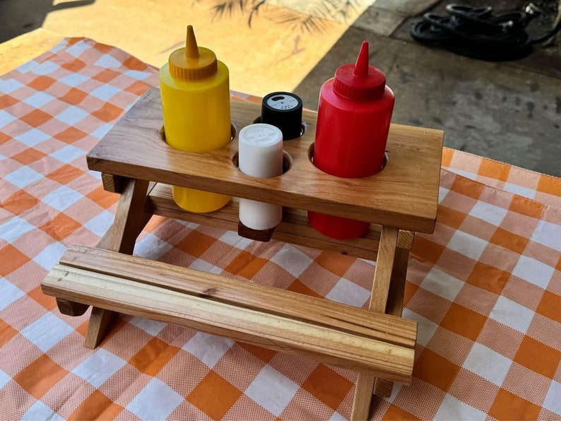 Condiment Picnic Table - Etsy