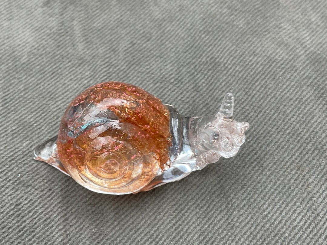 Small Resin Snail Figurine - Dragon - Etsy