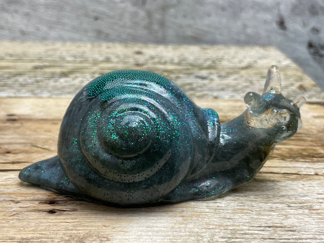 Resin Snail Figurine - Cosmic Snail - Etsy
