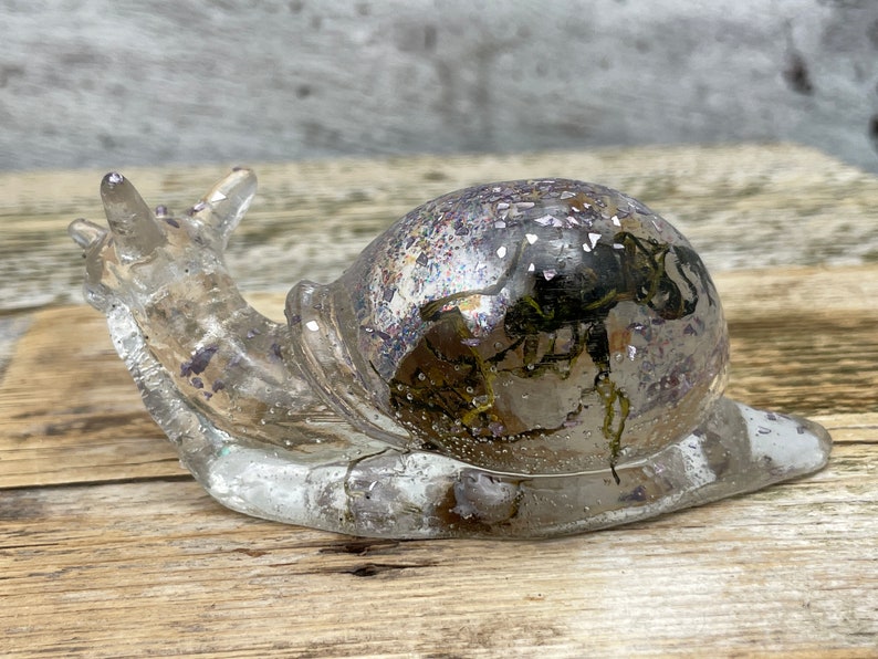 Large Resin Snail Figurine - Shell - Etsy
