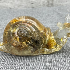 Large Resin Snail Figurine - Meadow - Etsy