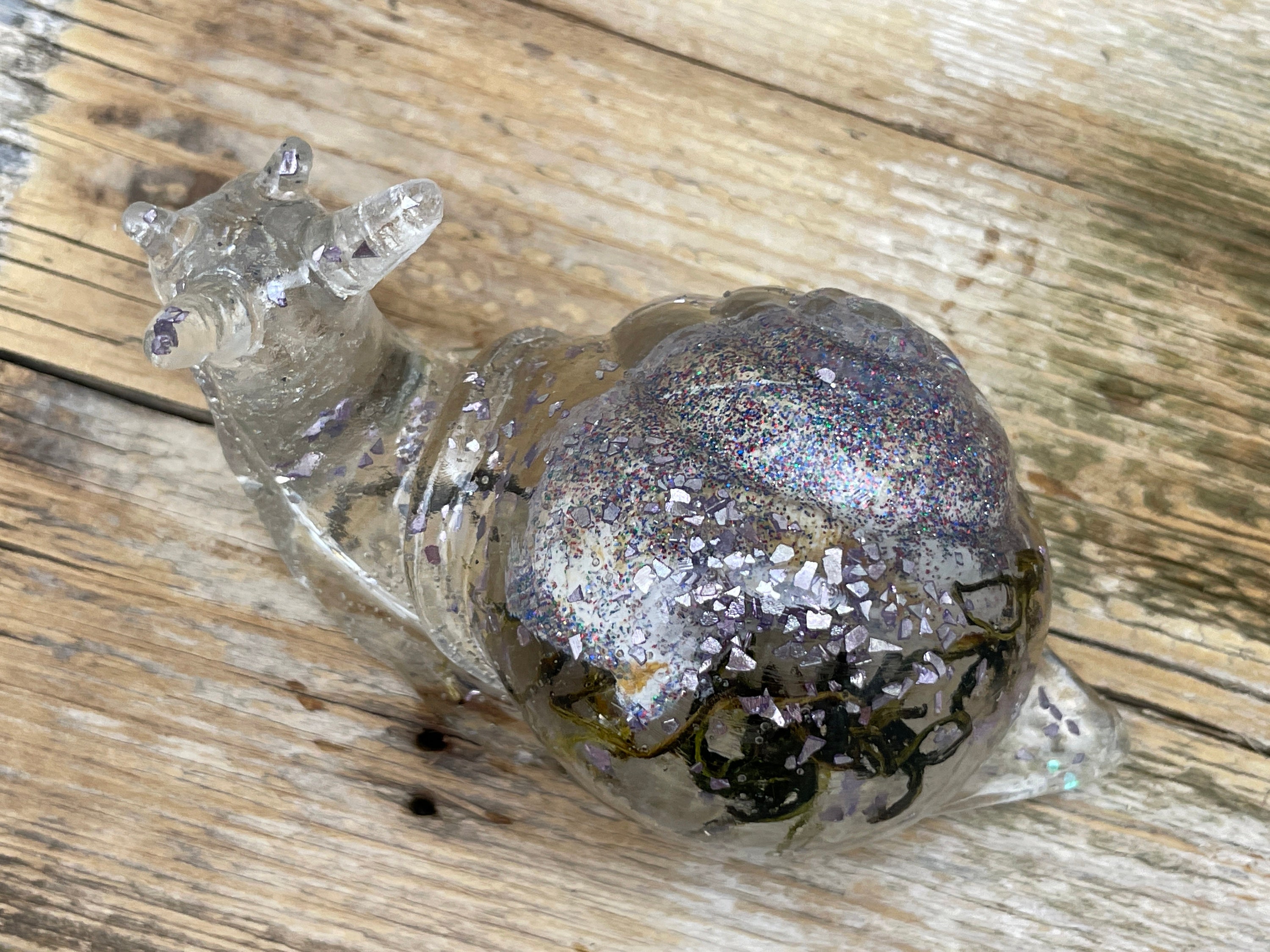 Large Resin Snail Figurine - Shell - Etsy