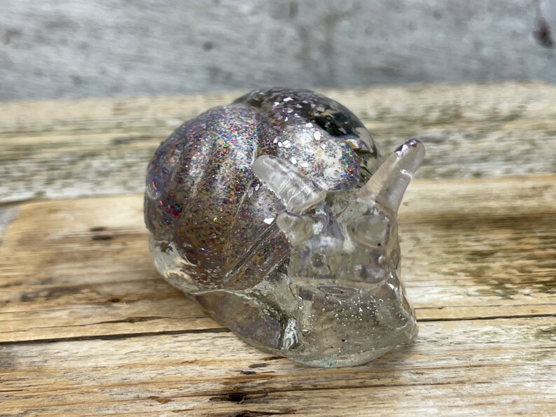 Large Resin Snail Figurine - Shell - Etsy