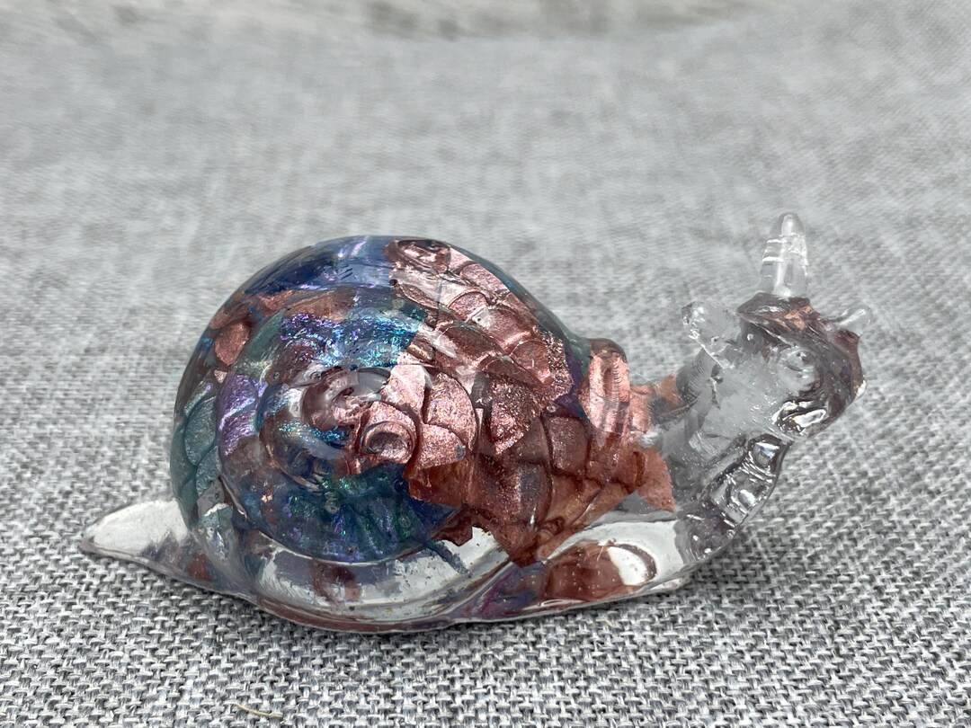 Small Resin Snail Figurine Dragon - Etsy