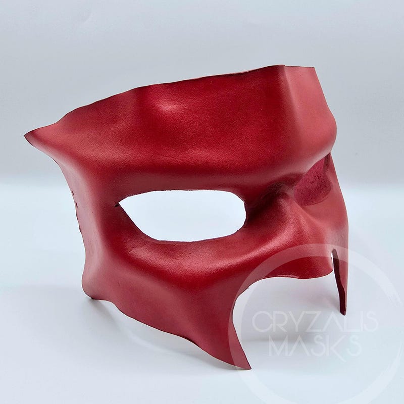 Red Masquerade Mask - Etsy