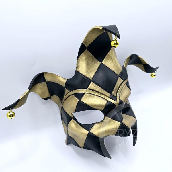 Harlequin Mask - Etsy